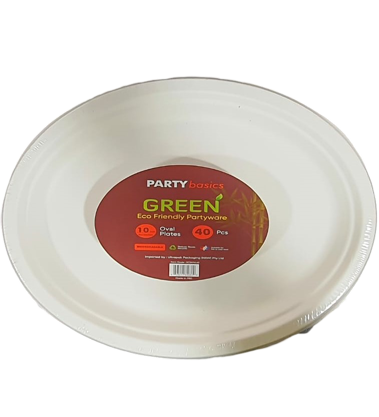 Small Oval Plates 40 Pcs x 10 Pks – Ultrapak Packaging