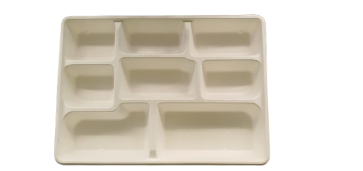 8 Compartment Plates 20 Pcs x 8 Pks - Ultrapak Packaging
